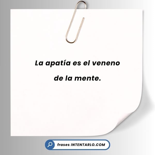 +30 Frases de apatía para superar la indiferencia y el desánimo